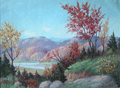 Joseph Monk BSOA Canadian School Autumn Landscape Fall Listed Signed | eBay