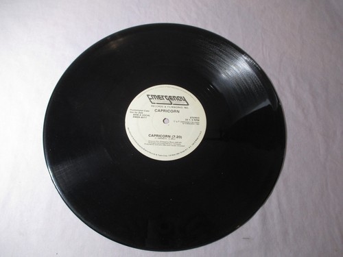 1980 EMERGENCY RECORDS Promotional Promo CAPRICORN - EMDS 6511 # 4766 ...