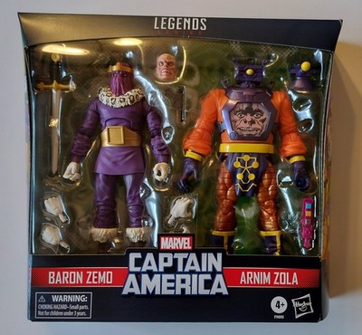 Marvel Legends Baron Zemo & Arnim Zola Figure 2 Pack Captain America | eBay