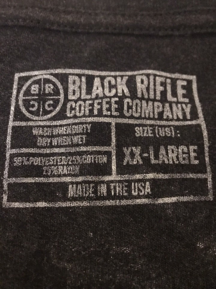Black Rifle Coffee Company Crewneck Grey Tacticock Rooster Military ...