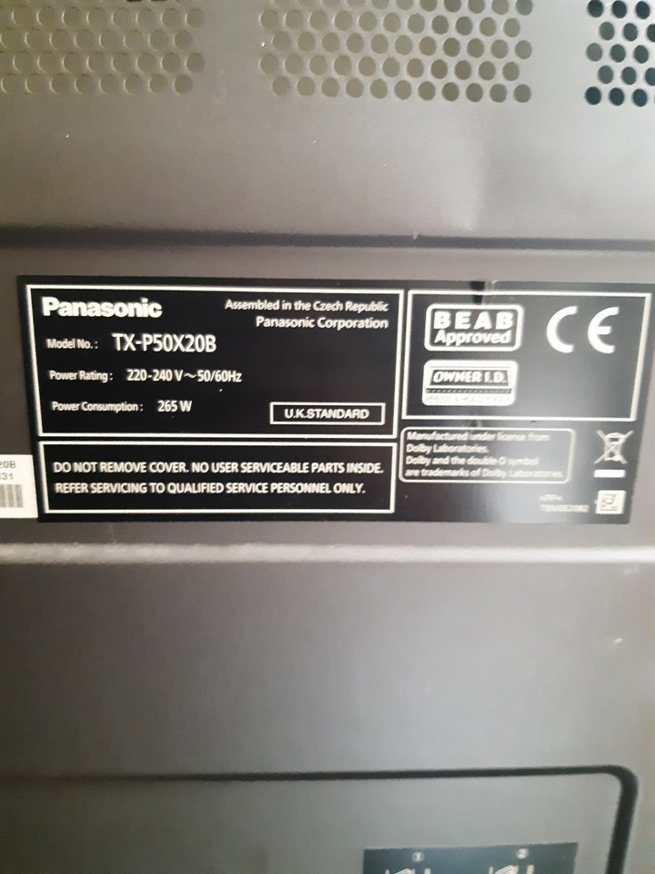 Panasonic Viera 50-inch Tv | eBay UK