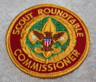 BSA Boy Scout ROUNDTABLE COMMISSIONER Patch here in hawaii | eBay