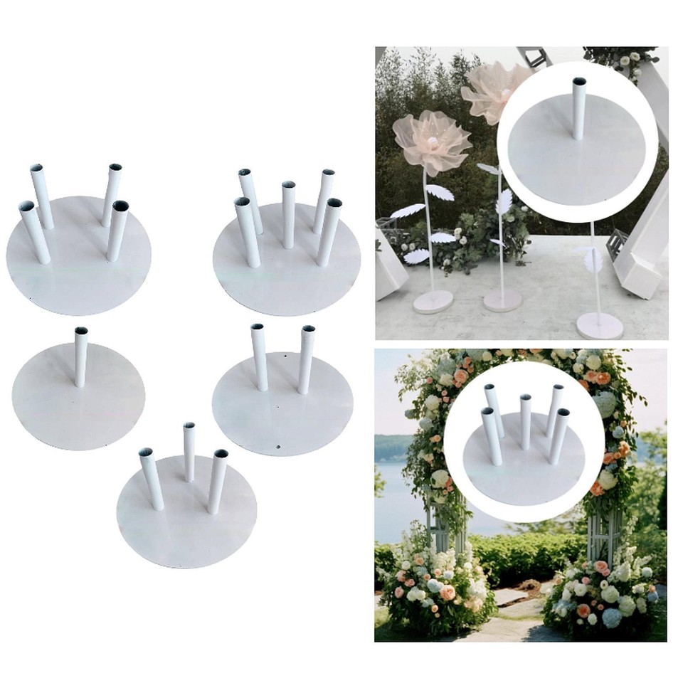 Flower Pole Display Stand Base Living Room Home Decor Flower Holder ...