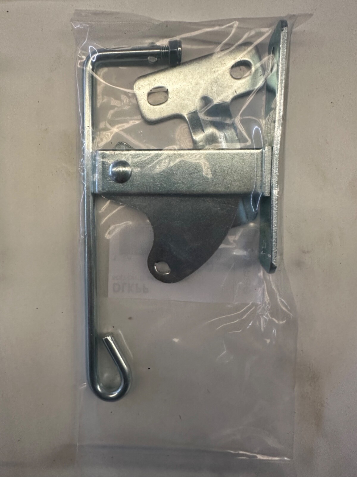 D Pattern Dual Opening Gate Latch Set Lock Fence Pool Garden Farm Black ...