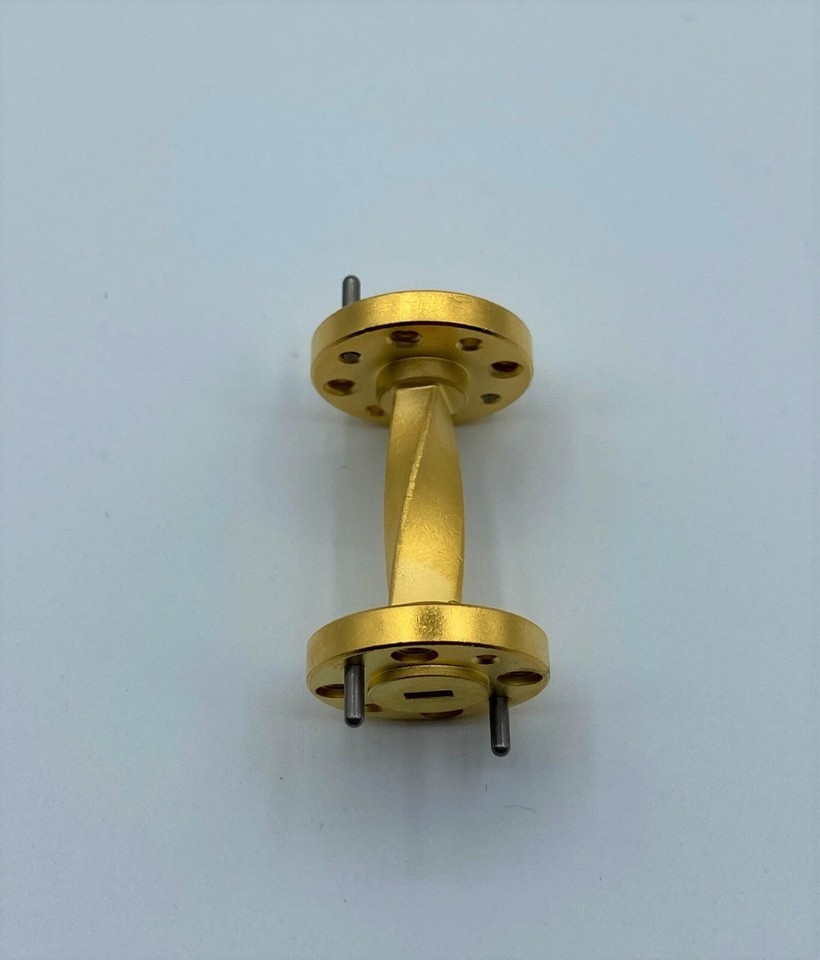 WR-15 Waveguide 90 Degree Twist Gold Plated | eBay