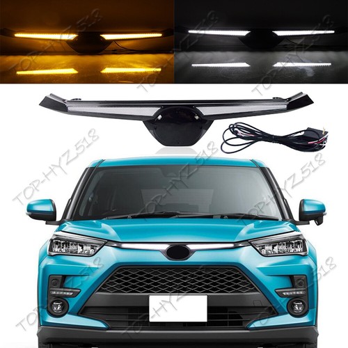 For Toyota Raize 2020-2024 Front Bumper Mesh Grill Grille Lamp Driving ...