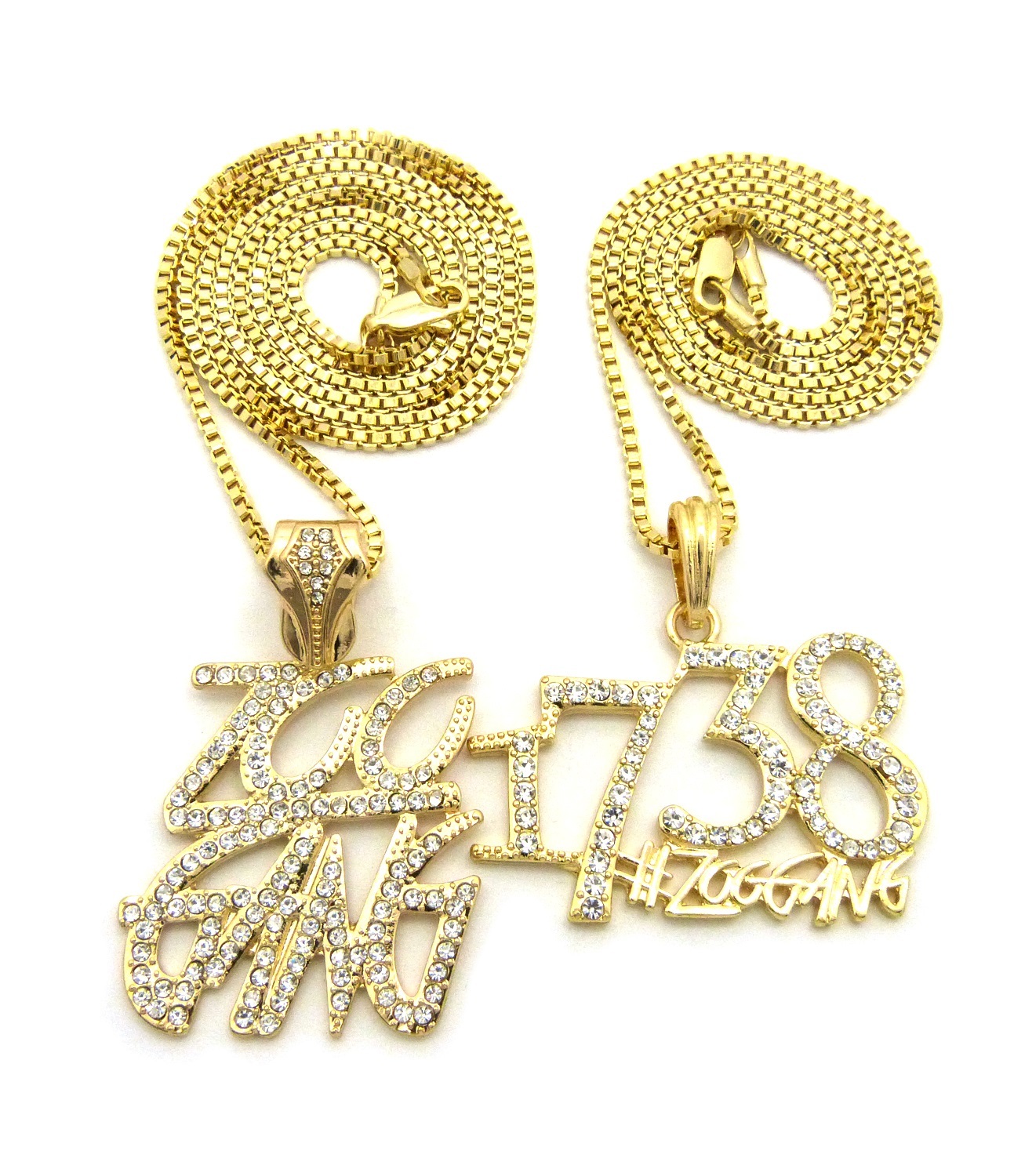 NEW FETTY WAP 1738 ZOO GANG CHAIN SET* | eBay