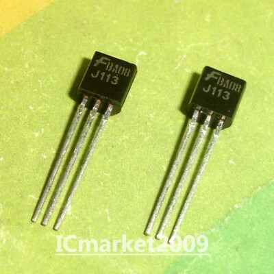 50 PCS J113 TO-92 2SJ113 N-Channel Silicon Field-Effect Transistor JFET ...