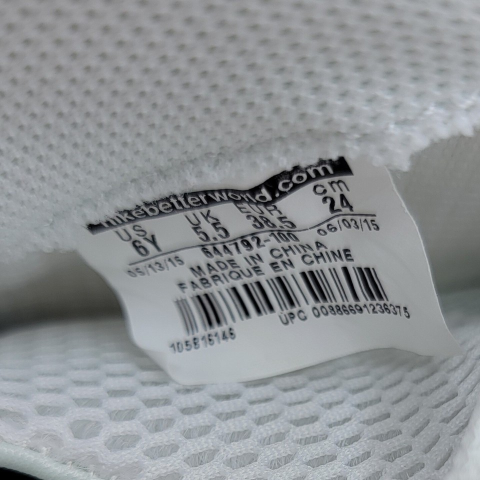 Nike Little Posite Pro GS "Gucci" Kids Shoes Size 6Y White Red Green ...