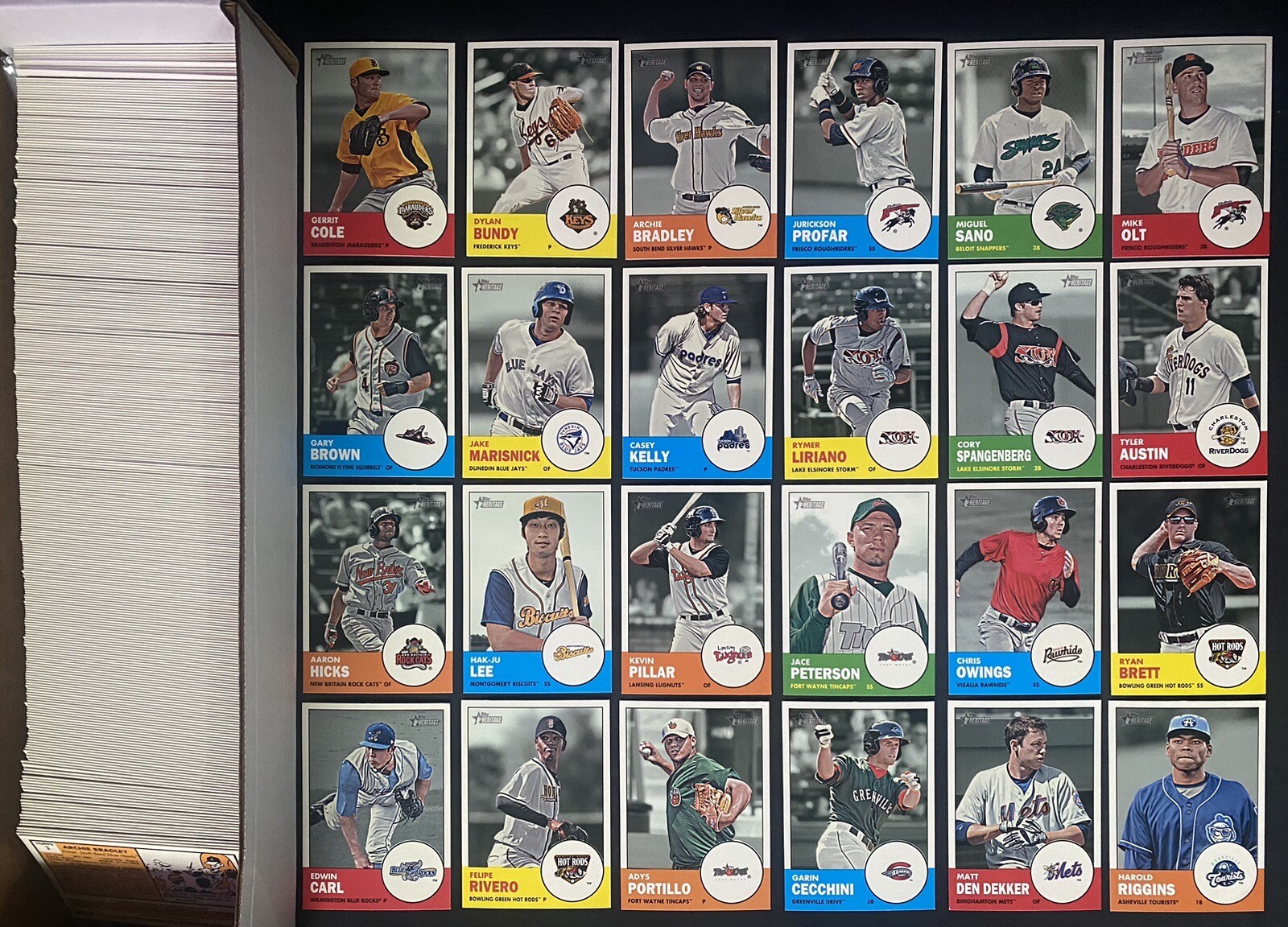 2012 Topps Heritage Minor League - Baseball Cards - Complete Your Set ...
