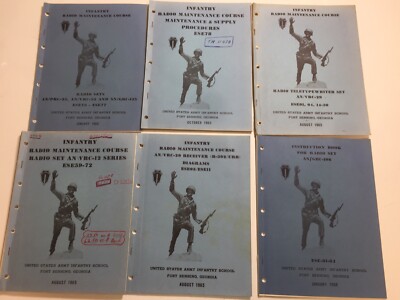 1965 US ARMY C20 Infantry Officer Basic Course Ft Benning Army lot of 6 ...