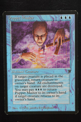 Magic The Gathering MTG PUPPET MASTER Legends LP Lightly Played | eBay
