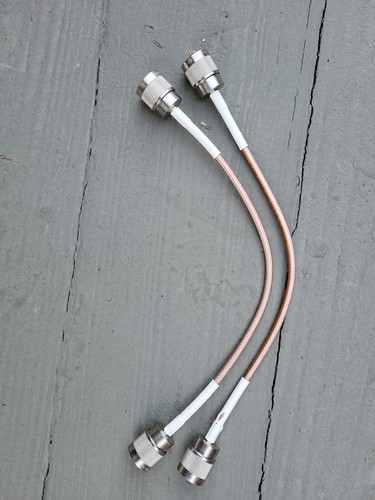 Motorola Repeater GR1225 Duplexer 2 Cable KIT RX & TX RG400 N Male ...