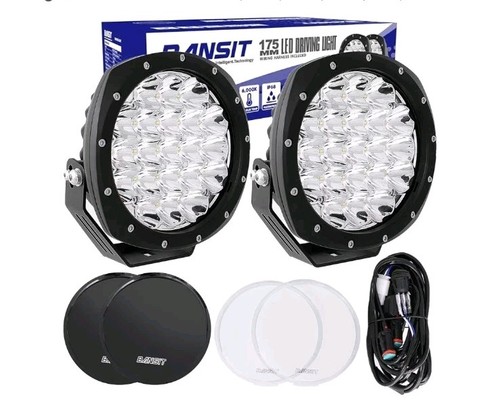 7" LED Square Driving Lights 210W 32000LM Super Bright LED Pods For ATV ...