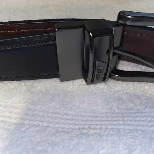 Genuine Dickies Reversible Leather Belt Black OR Brown Men's Size 42/ ...
