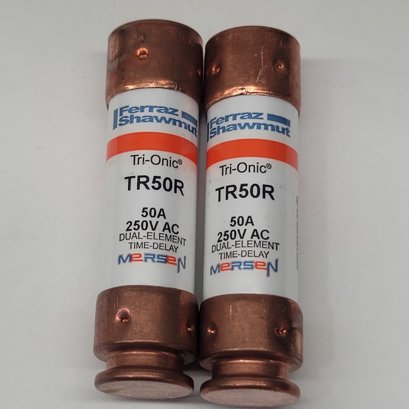 Lot of 2 New Ferraz Shawmut TR50R Dual Element Time Delay Fuses | eBay