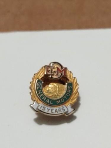 VINTAGE GENERAL MOTORS LOCOMOTIVE BRANCH 15 YEAR PIN EXTREMELY RARE | eBay