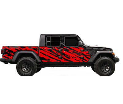 Graphic Mud Splash Car Side Sticker For Jeep Gladiator Bed Trunk Decal ...