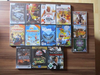 14 alte Computerspiele - verschiedene Genres - z.B. Battle Field ...