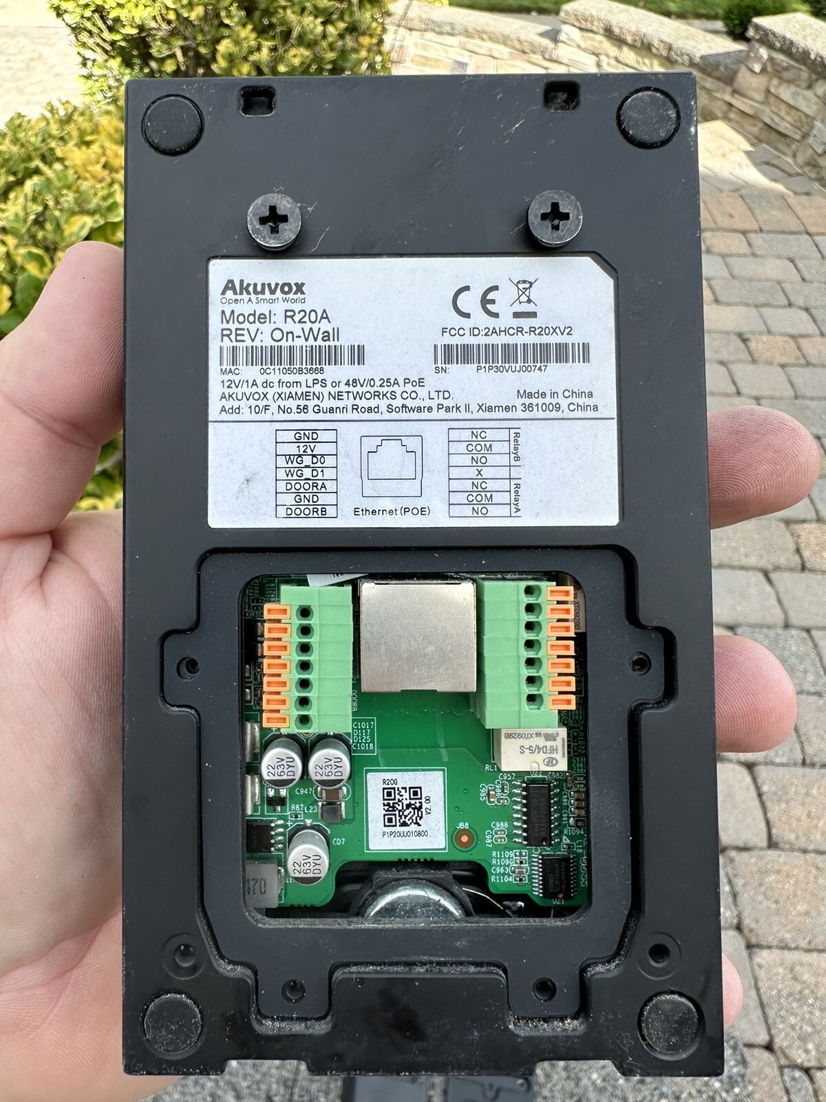 Akuvox R20A SIP Video Intercom w/ On-wall Installation Bracket | eBay