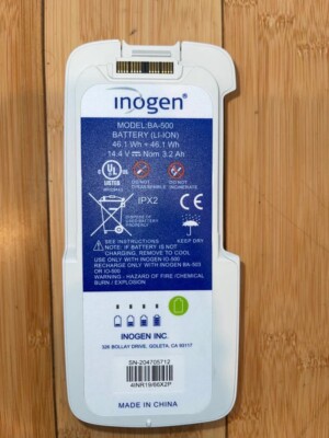 Inogen G5 Battery, Rove 6 Battery, Inogen BA-500 8-Cell Single Battery ...