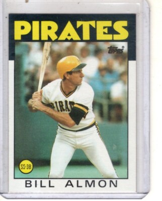 1986 Topps - #48 Bill Almon Pittsburgh Pirates baseball card | eBay