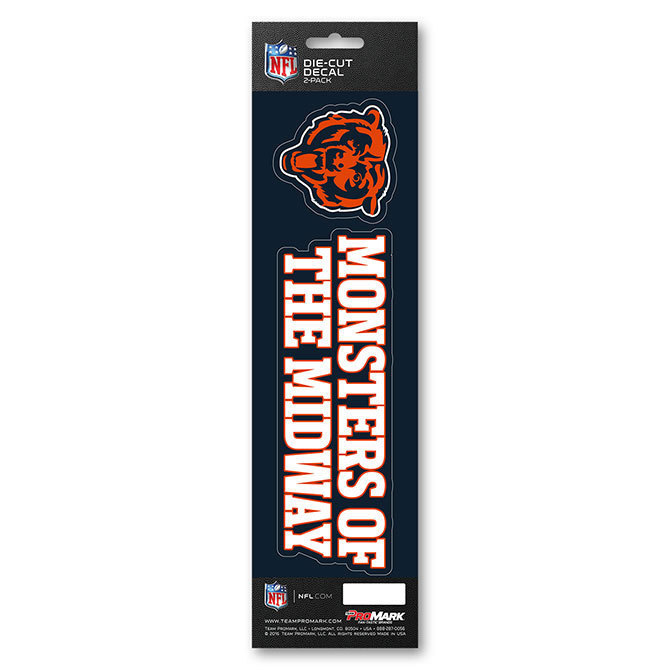 NFL Chicago Bears Premium Vinyl Decal / Sticker / Emblem - Pick Your ...