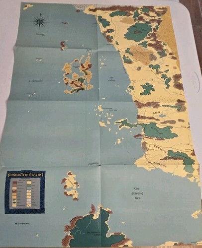 Forgotten Realms 1987 Campaign Boxed Set AD&D 1031XXX0703 Tsr Poster ...