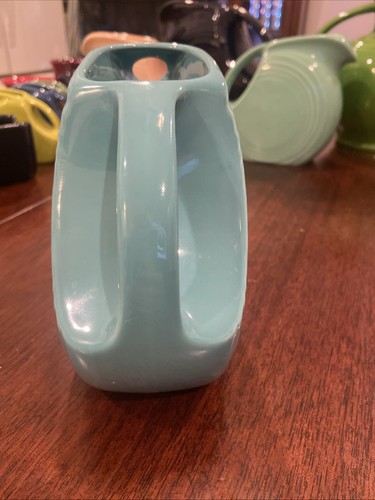 Fiestaware Small Disc Juice Pitcher 28oz TURQUOISE,Retired | eBay