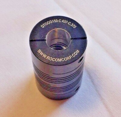 Rocom Corp. Shaft Coupling, 7/16x3/8, DTOOO150-C.437-C.375 | eBay