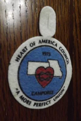 BOY SCOUT PATCH FELT 1973 HEART OF AMERICA COUNCIL CAMPOREE | eBay