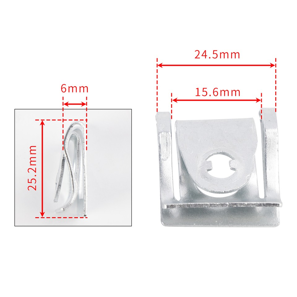 14mm Quick Release Fasteners set of 10 Fairing Bolts Studs Quarter Turn ...