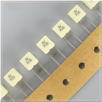 AV RSB series 0.082uF/100V 5% MKT copper foot audio film capacitor 82nF ...