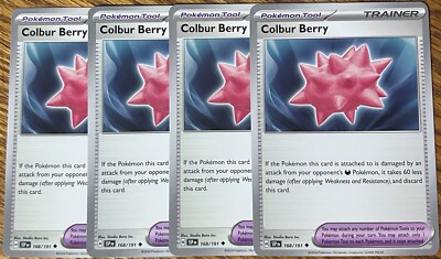x4 Colbur Berry 168/191 - Surging Sparks - Uncommon - Read Desc. | eBay