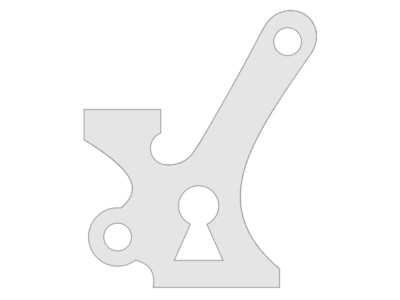 10 Pack 1/8" Cold Rolled Steel Tattoo Machine Side Plates (Full Size ...