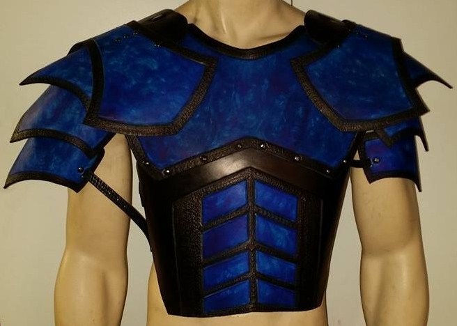 CUSTOM CRAFTED JUGGERNAUT CHEST BACK AND SHOULDERS armor LARP COSPLAY ...