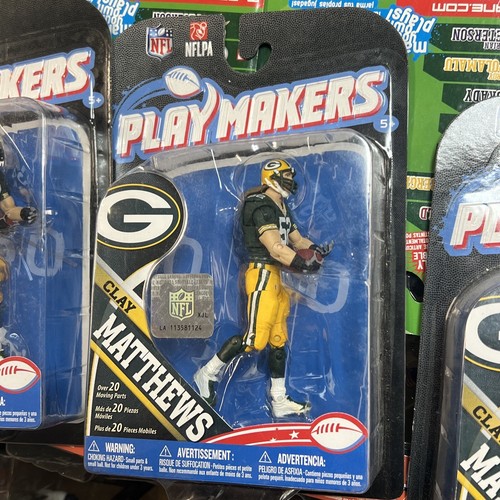 2013 McFarlane Toys NFL Playmakers Clay Matthews Packers 4” Figure ...