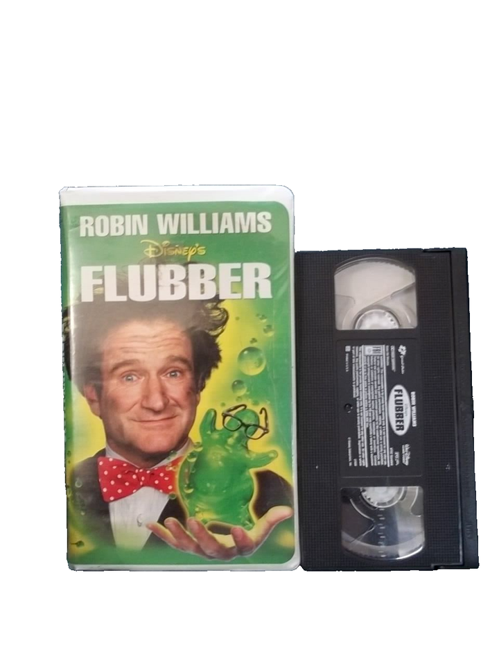 FLUBBER (VHS, 1998, CLAMSHELL) DISNEY'S ROBIN WILLIAMS | eBay