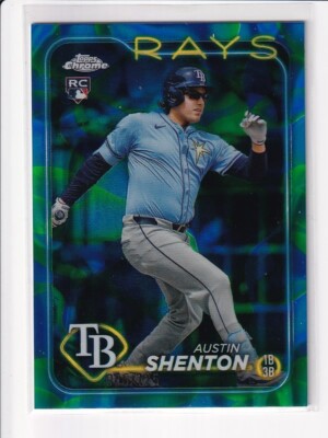 2024 Topps Chrome Update Austin Shenton Blue Green Lava Lamp /125 RC # ...