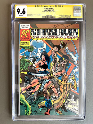 STARSLAYER #2 - CGC 9.6 Signed Mike Grell - 1st App ROCKETEER! - Disney ...