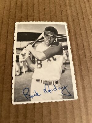 1969 Topps Deckle RICK MONDAY #14 Athletics Vintage Baseball Card VG ...