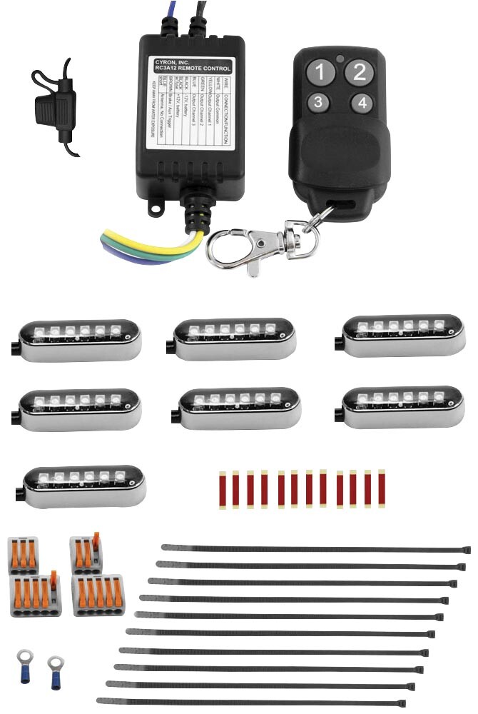 Cyron Lighting - MLKP7CZ-A - Platinum Tri-Zone Light Kit, Amber for ...