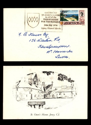 Mayfairstamps Jersey 1974 to Sussex St Ouens Manor Postcard aas_12635 ...