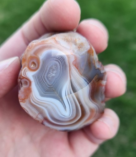 Lake Superior Agate 4.1oz face polished beauty | eBay