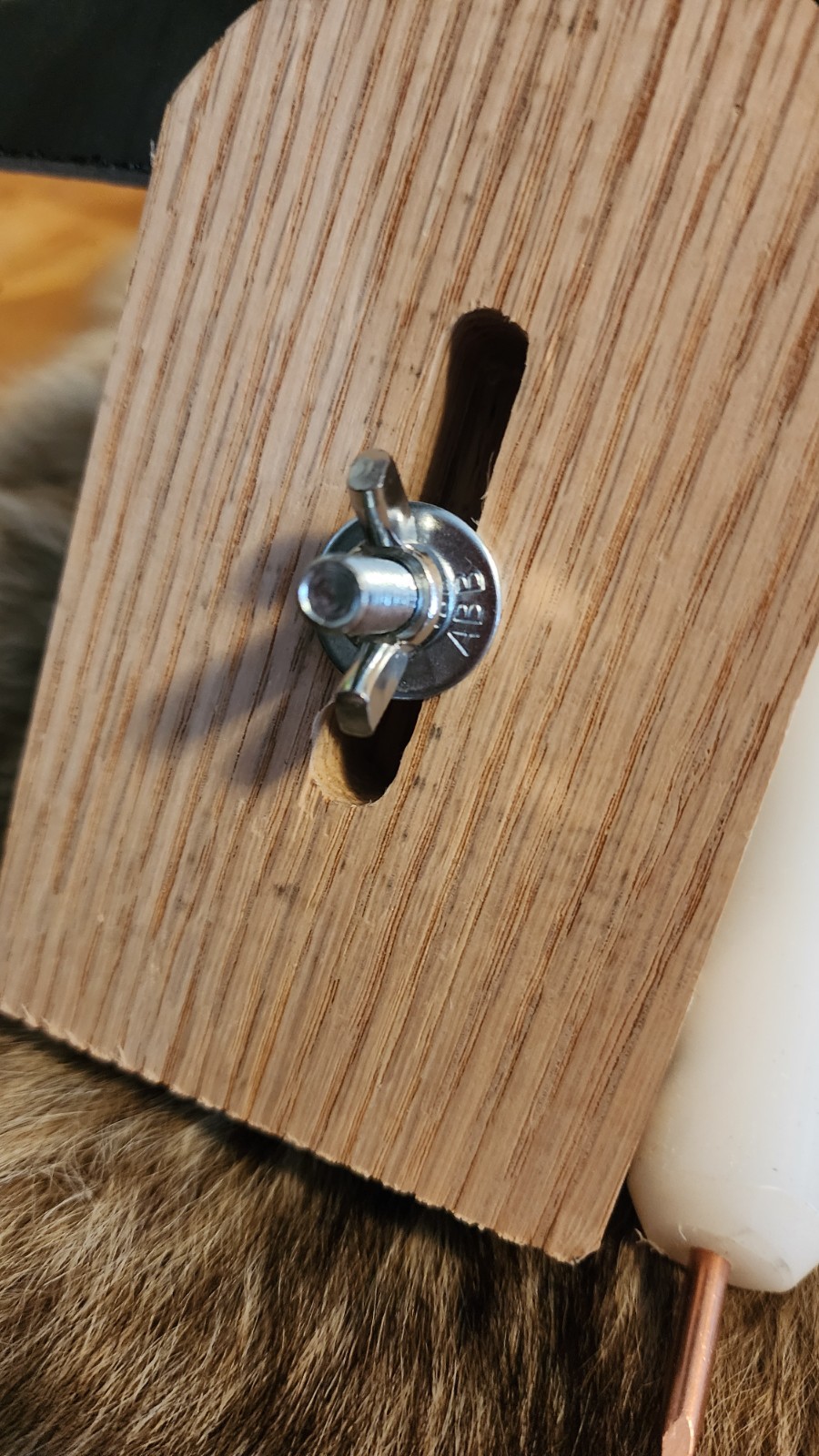 UPGRADED OAK FLINT KNAPPING JIG With UHMW ROD ISHI STICK PRESSURE ...