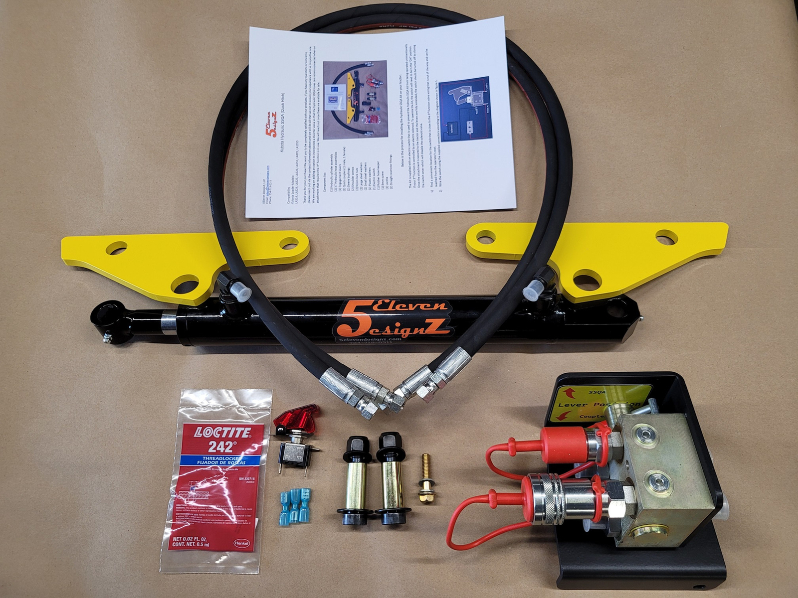 Kubota Hydraulic SSQA Kit with Multiplier hydraulic quick attach | eBay