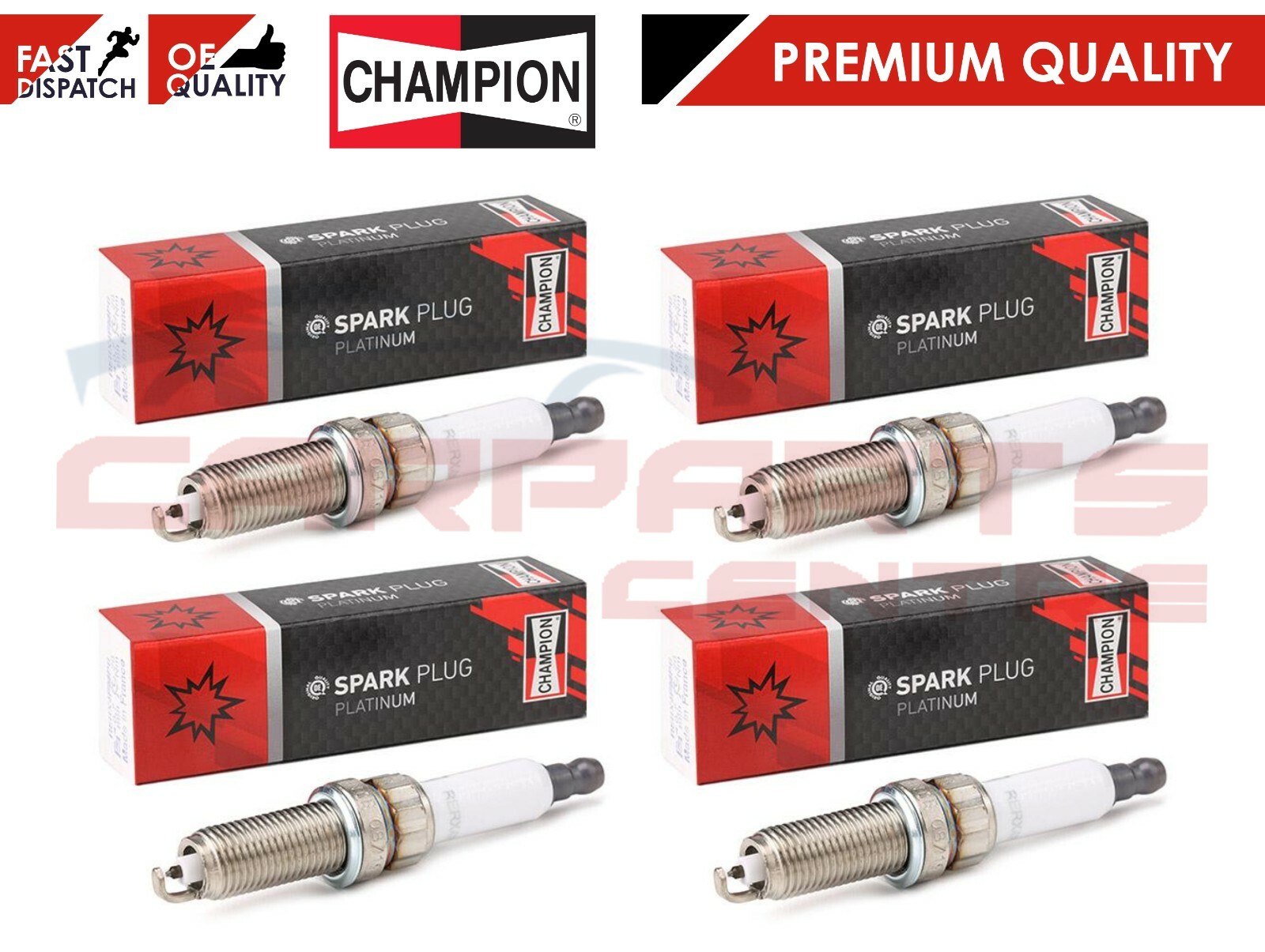 FOR BMW MINI 2.0 JOHN COPPER WORKS CHAMPION 4 SPARK PLUGS SET ...