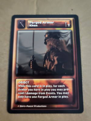 Highlander CCG 1st edition khan Forged Armor | eBay