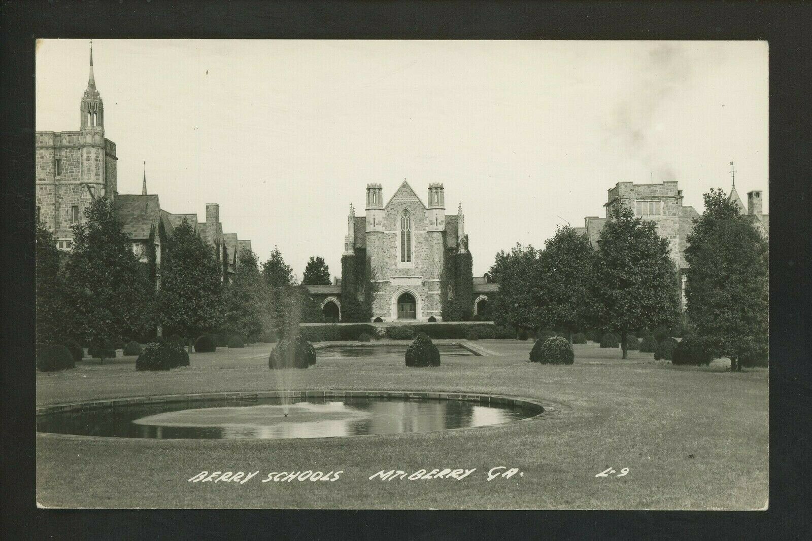 Georgia GA real photo postcard RPPC Mt. Berry, Berry Schools Vintage | eBay