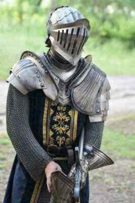 Medieval Larp Armor Dark Souls Inspired Helmet Alva Knight Helmet ...